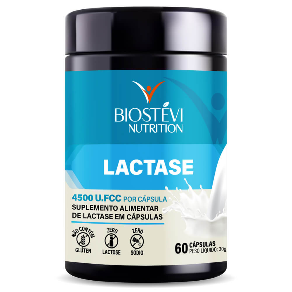 Lactase 4.500 U.FCC 60 cápsulas - Biostévi